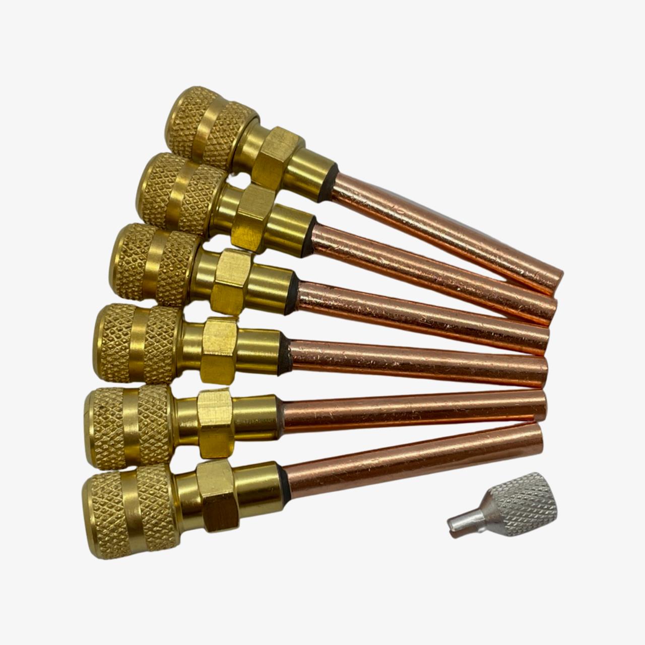 CPS AV4410 Access Valve 1/4" O.D. x 3/16" I.D. R410A – Cool Tools HVAC-R