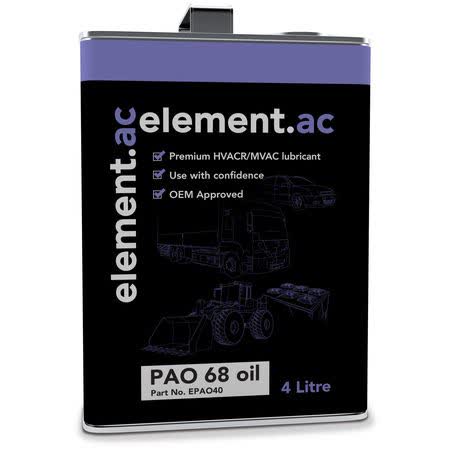 Element EPAO40 PAO 68 Synthetic Lubricant Oil 4L – Cool Tools HVAC-R