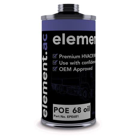 Element EPE681 POE 68 Premium Refrigerant Oil 1L – Cool Tools HVAC-R