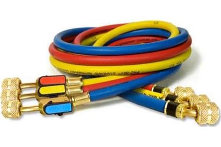 CPS HJ5E Pro-Set Premium Refrigerant Hoses 150cm with 45° Ball Fitting ...