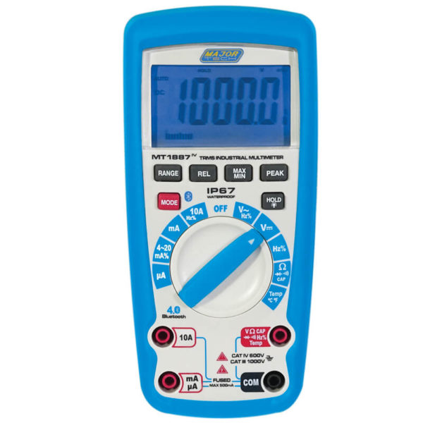 Major Tech MT1887 TRMS Industrial Multimeter with Bluetooth – Cool ...