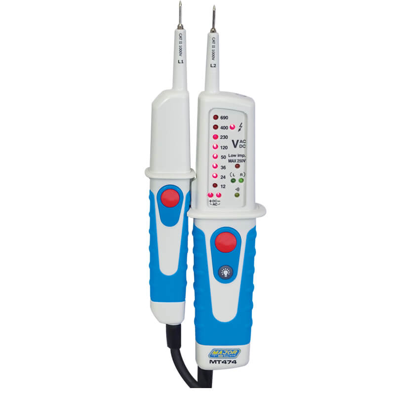 Major Tech MT474 AC/DC Voltage Tester 690V – Cool Tools HVAC-R