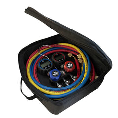 Mastercool 94103 Black Series Mini-Fold Compact 2-way Aluminum Manifold ...