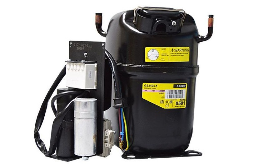 Danfoss GS34CLX Secop Low Back Pressure Compressor R404A 1-1/2HP – Cool ...