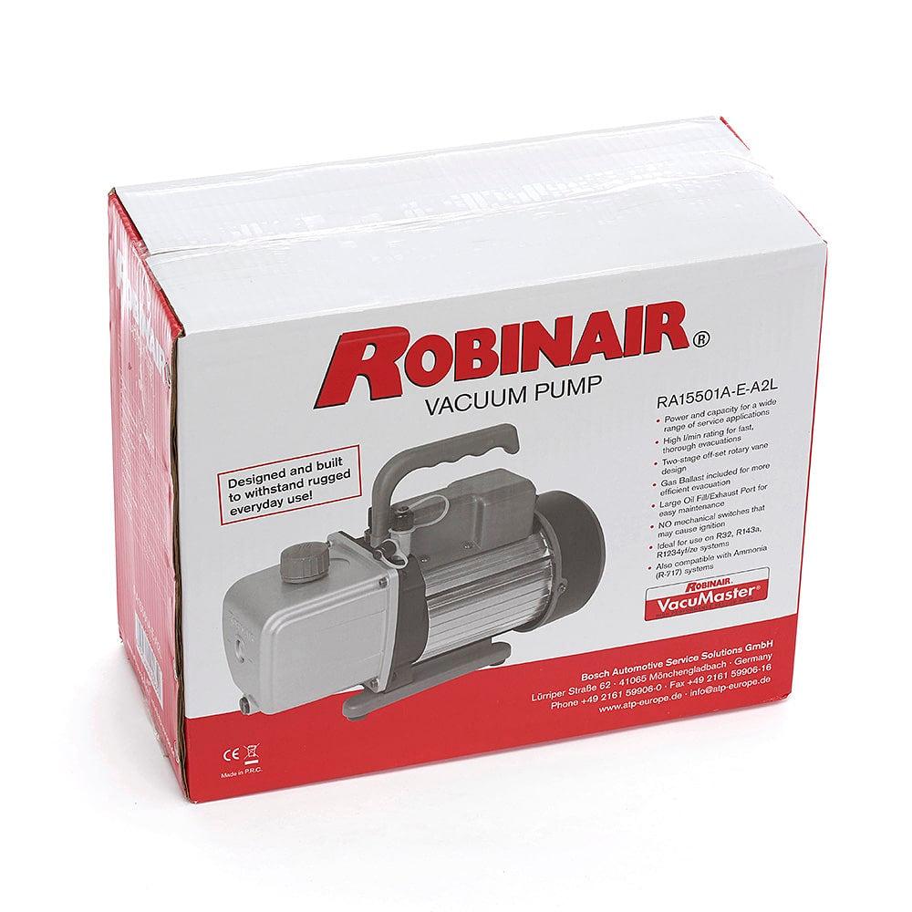 Robinair 15501A-A-A2L Two-Stage Vacuum Pump 128 L/M 5CFM – Cool Tools ...