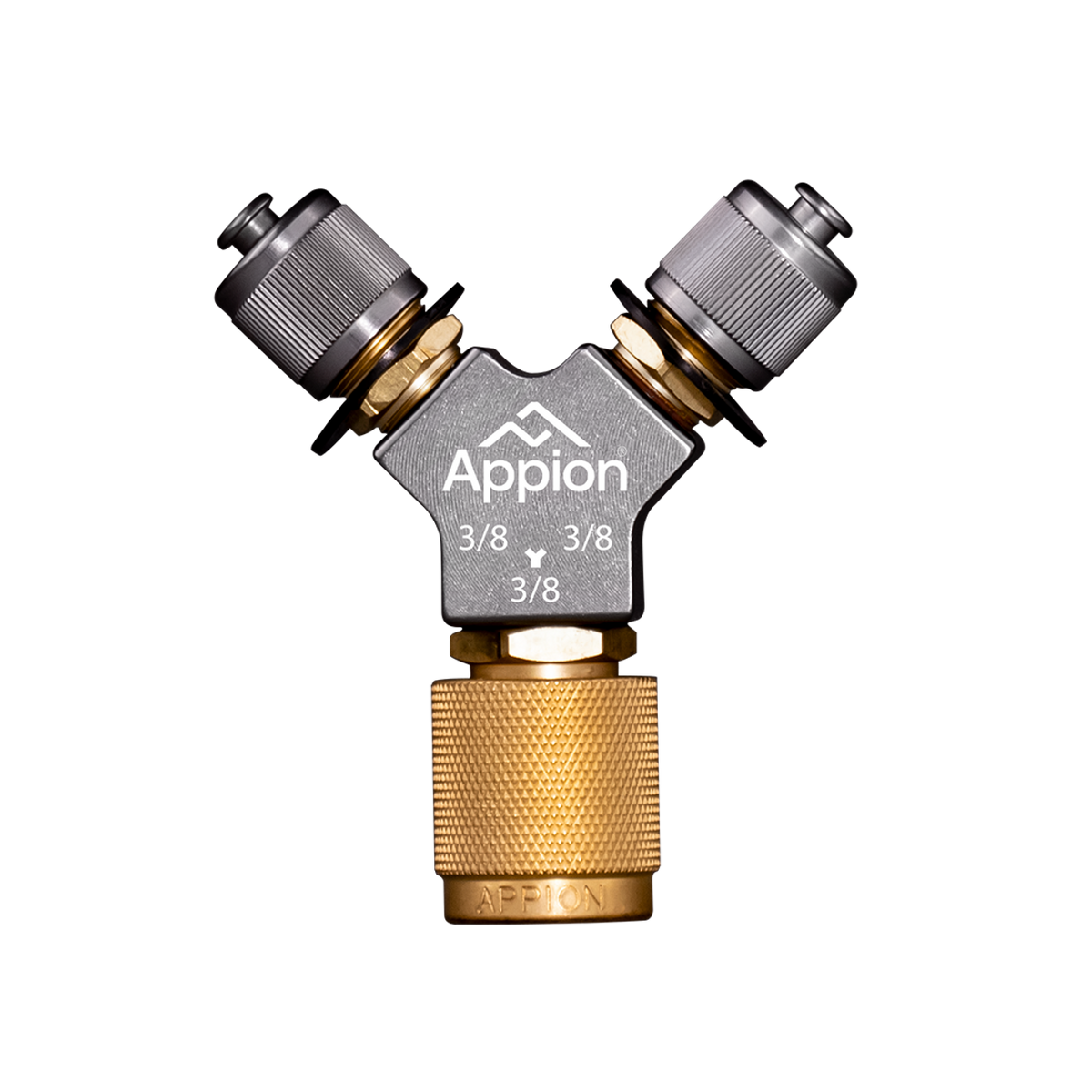 Appion SPDY38 High Speed Y-Fitting for Recovery or Evacuation 3/8 ...