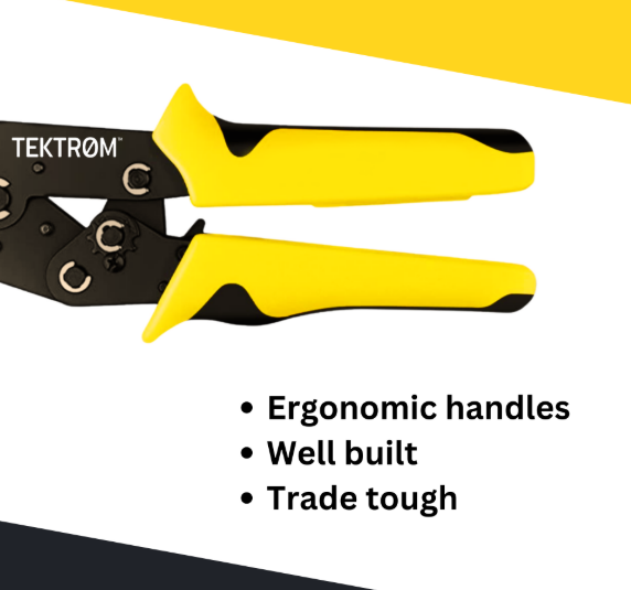 Tektrom SN06 Non-Insulated Terminals Crimper 0.5-6mm – Cool Tools HVAC-R