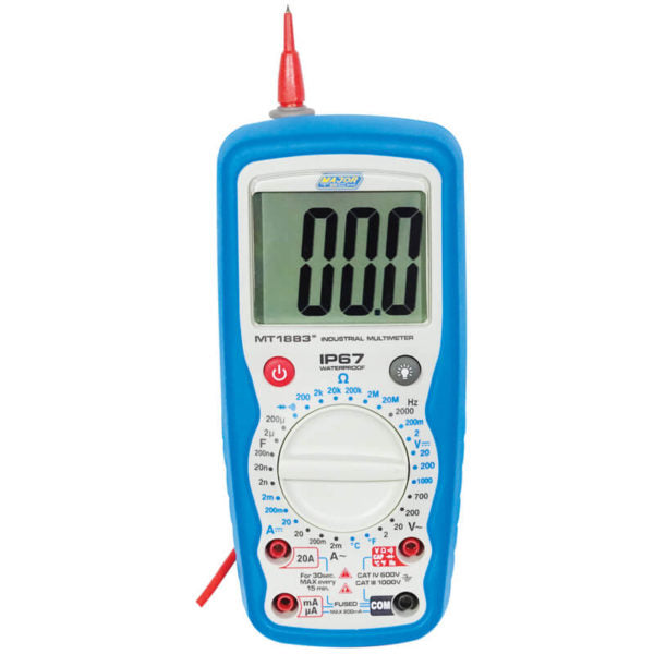 Major Tech MT1883 IP67 True RMS AC/DC Manual Ranging Multimeter – Cool ...