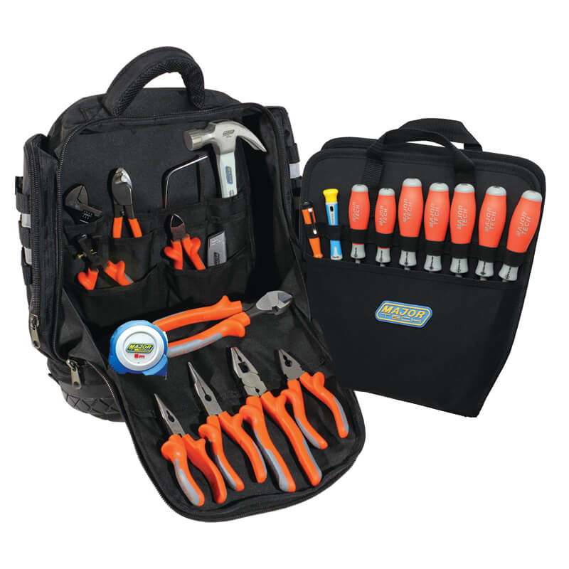 Major Tech TBP5-9 Electrical Tool Backpack Kit – Cool Tools HVAC-R