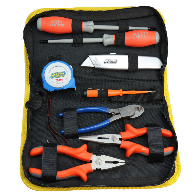 Major Tech TKE1209 Electricians Compact Tool Kit – Cool Tools HVAC-R