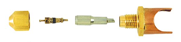 C&D Self Piercing Copper Saddle Valve for 3/8" OD Tubing (Pack of 6 ...