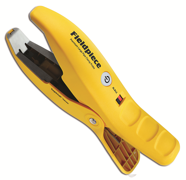 Fieldpiece Job Link Large Pipe Clamp Temperature Probe with 105mm Jaw ...