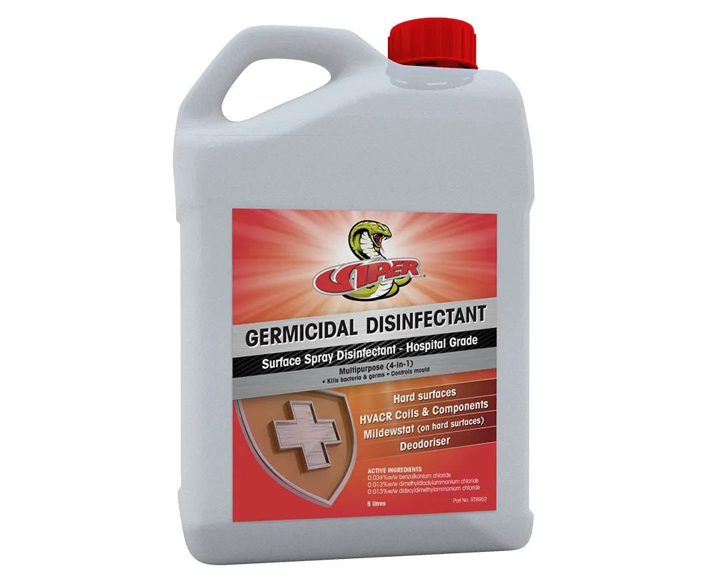 Viper Germicidal Surface Disinfectant Hospital Grade 5L - RT8952 – Cool ...