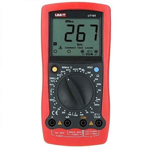 Uni-T Automotive Digital Multimeter - UT105 – Cool Tools HVAC-R