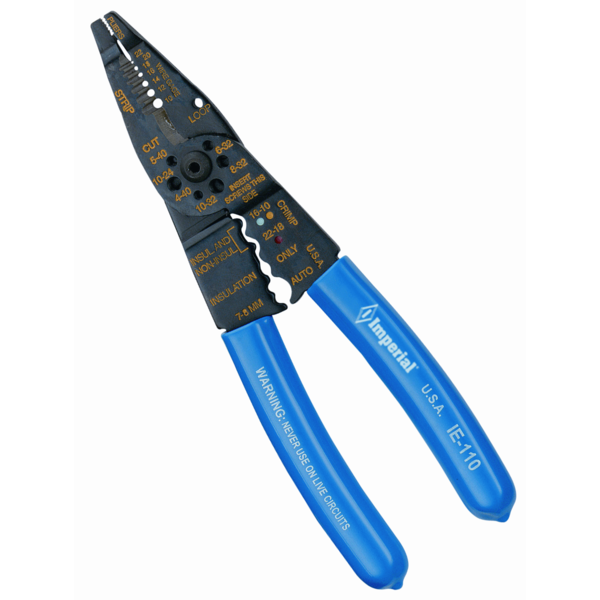 Imperial IE-114 Upfront Stripper Combination Plier Tools – Cool Tools ...