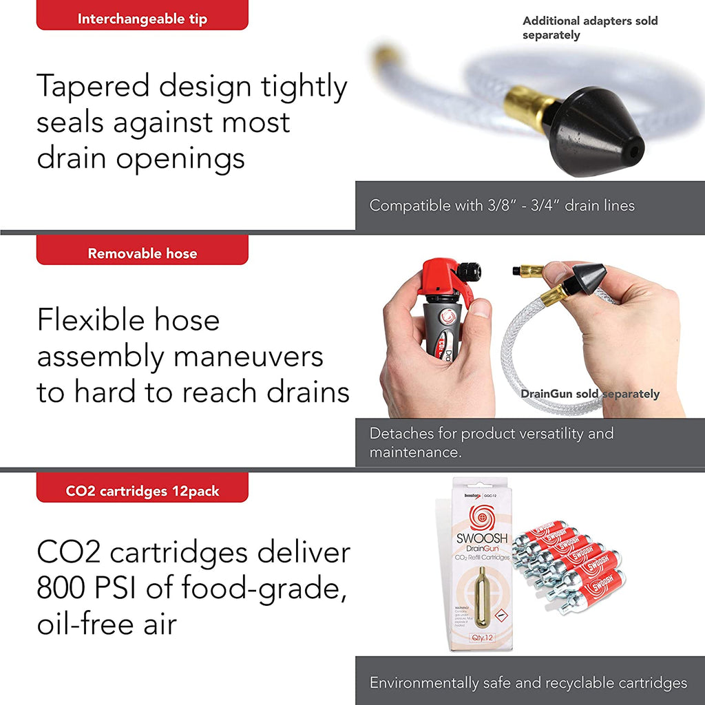 Diversitech GGC-12 Drain Gun CO2 Cartridges – Cool Tools HVAC-R